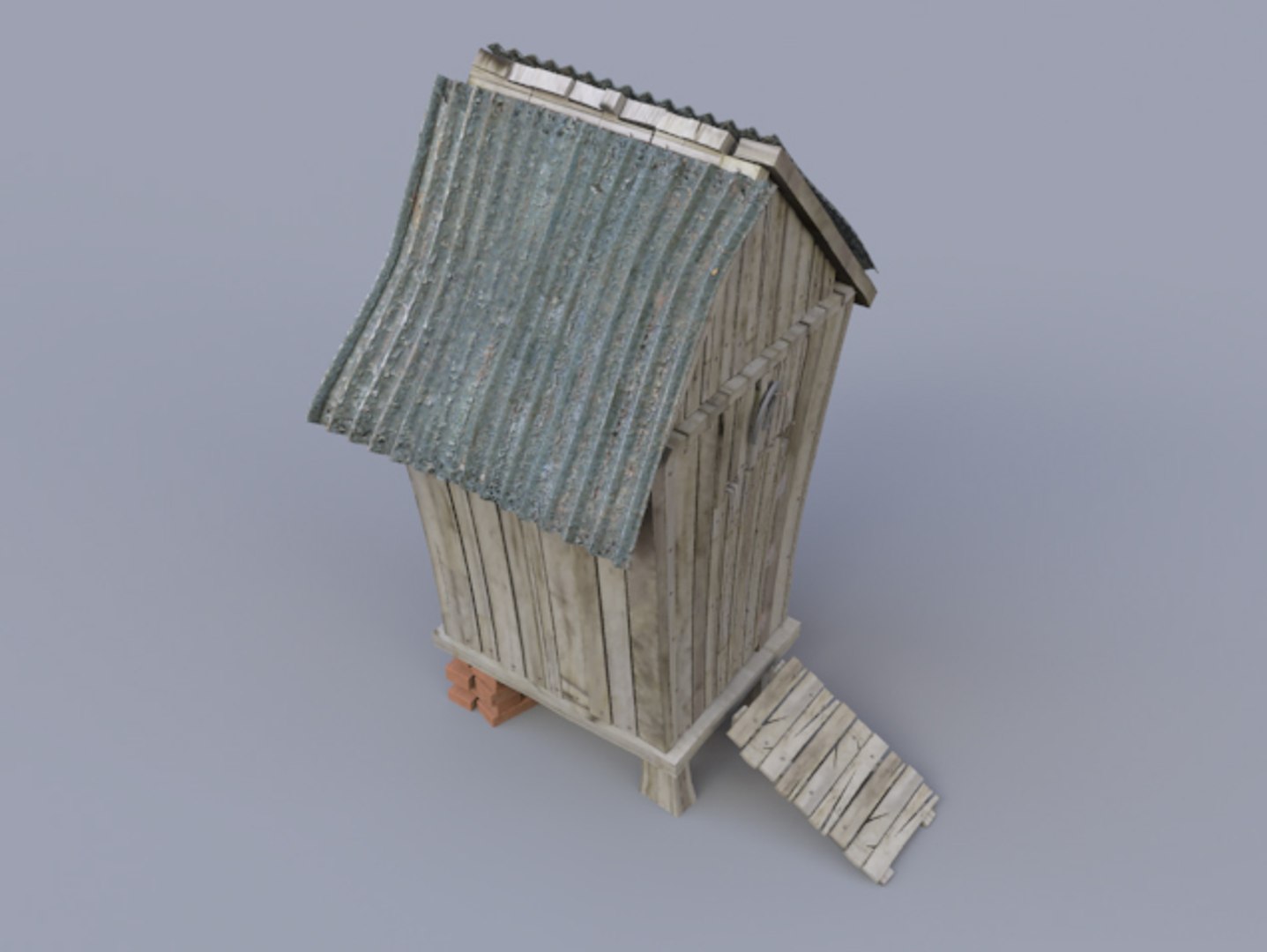 maya chicken cartoon hut garden