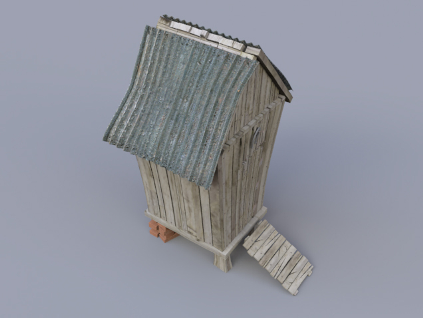 maya chicken cartoon hut garden