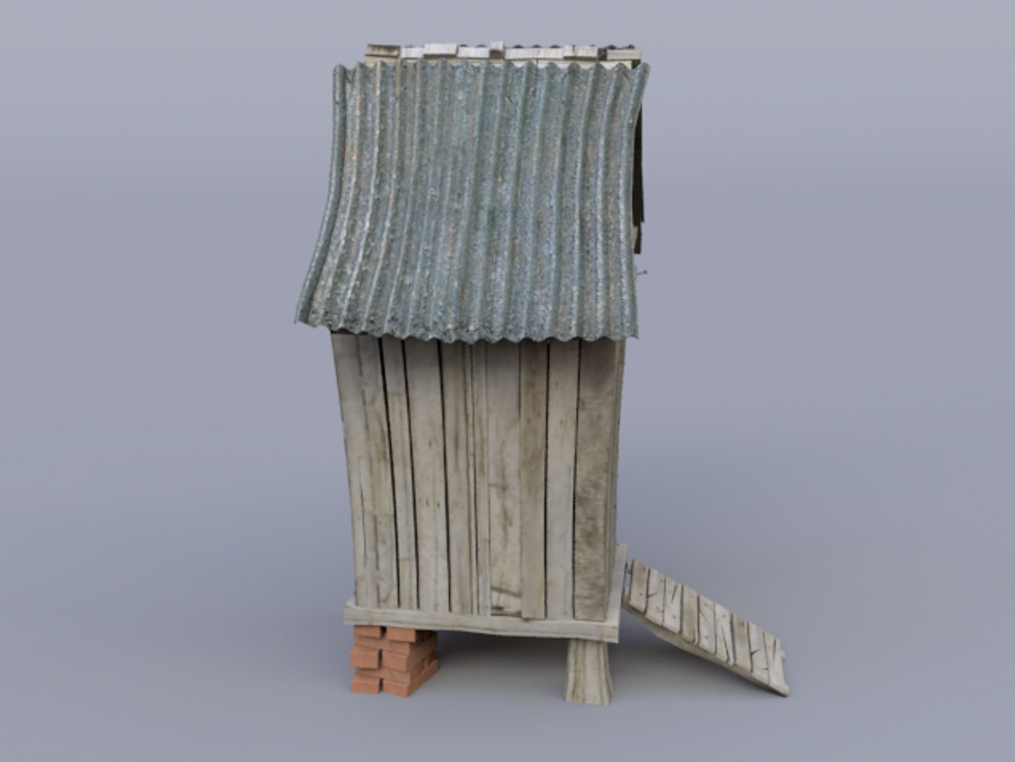 maya chicken cartoon hut garden