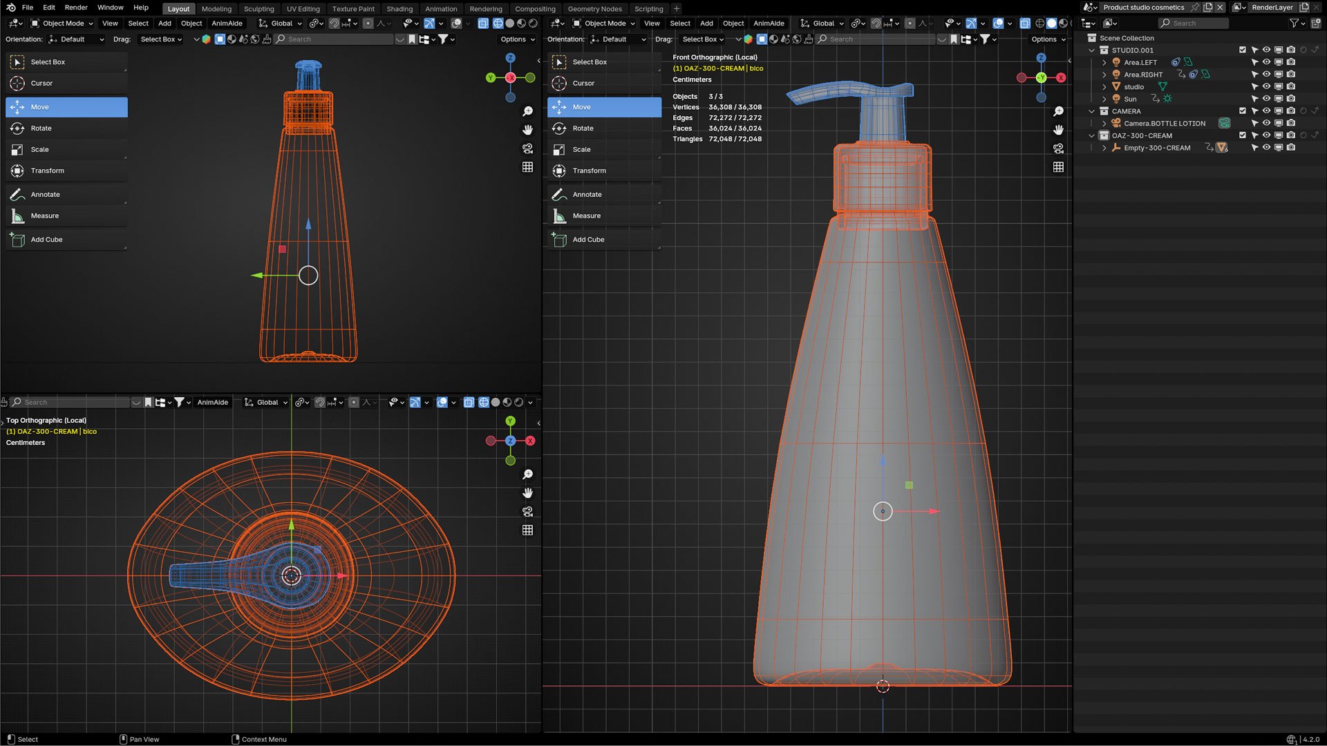 Product Cosmetic Cream 3D Model - TurboSquid 2260772