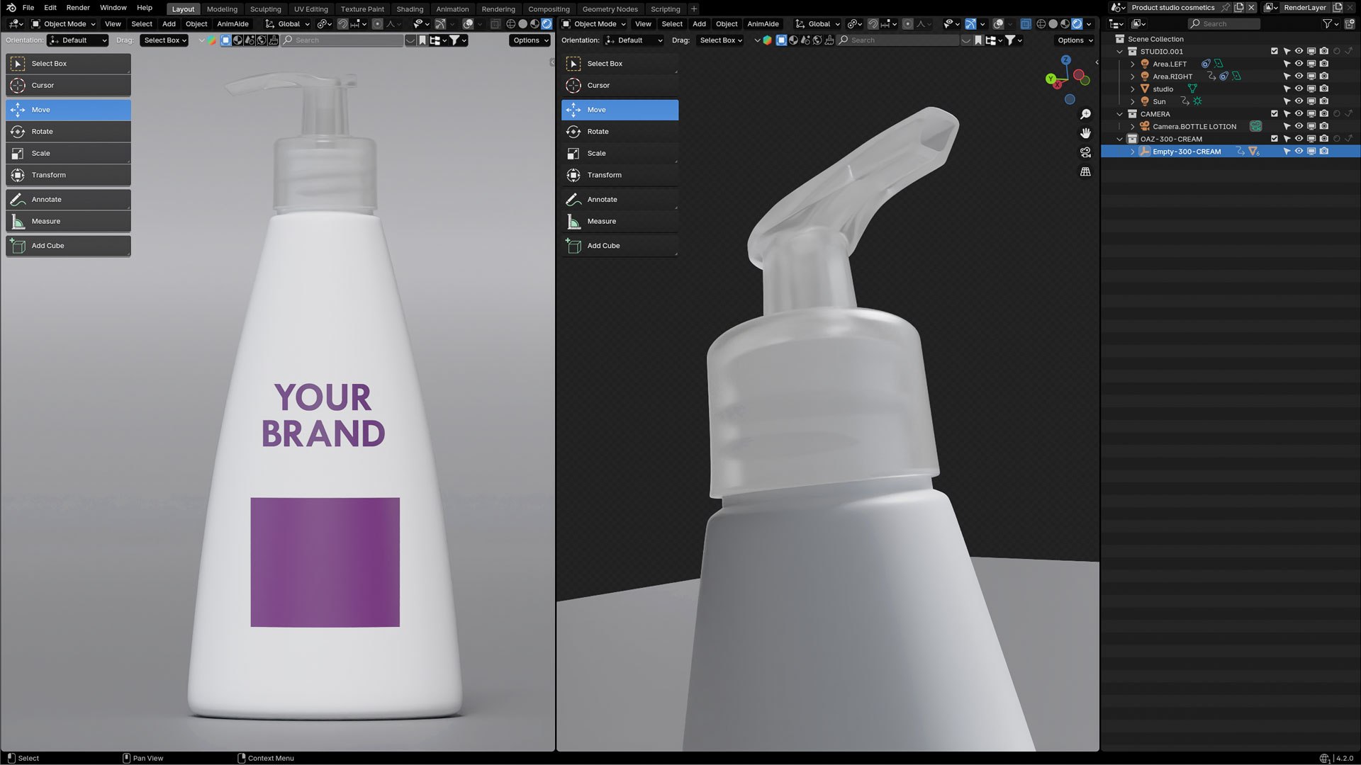 Product Cosmetic Cream 3D Model - TurboSquid 2260772