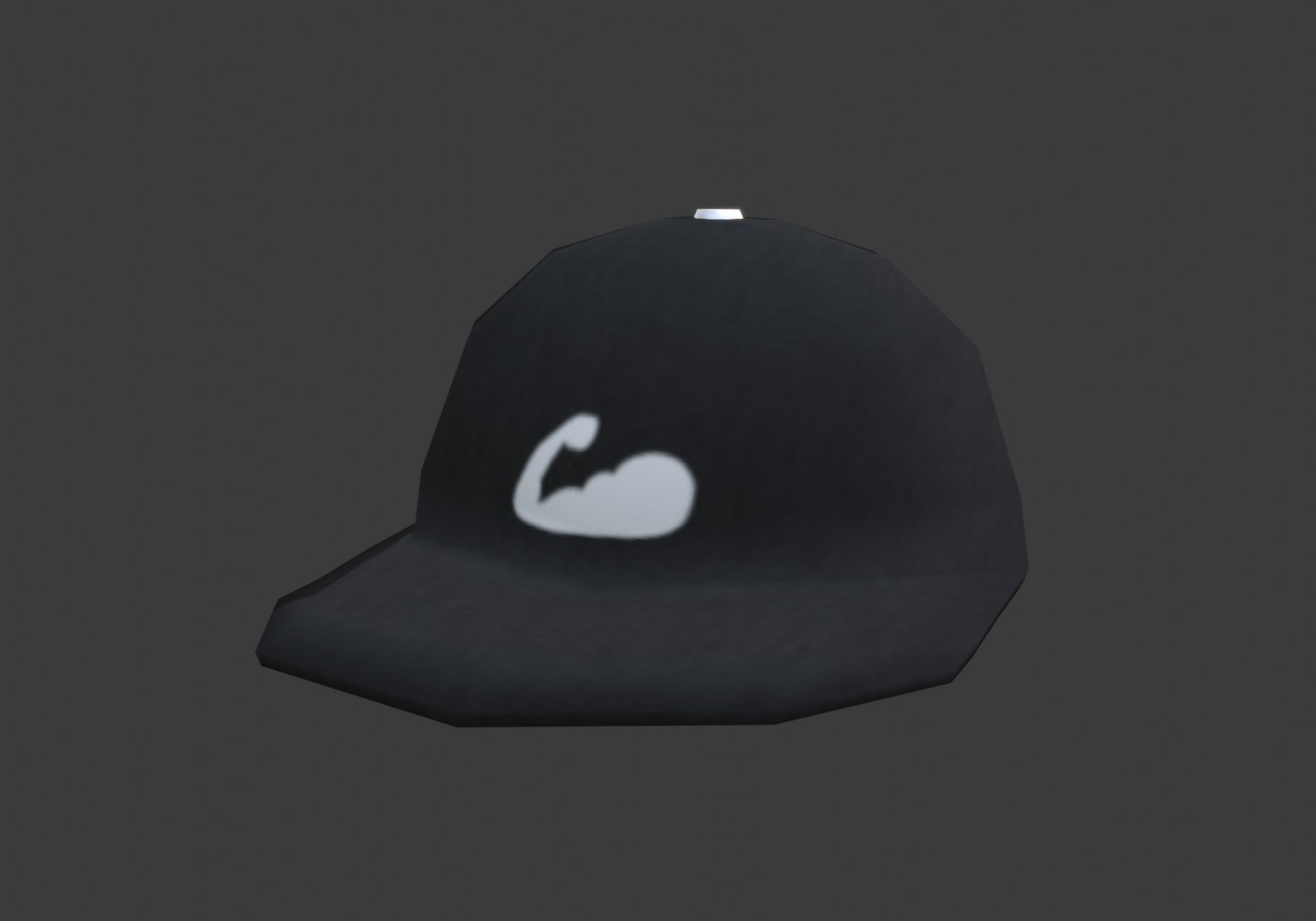 3D black stylistic cap - TurboSquid 1893303