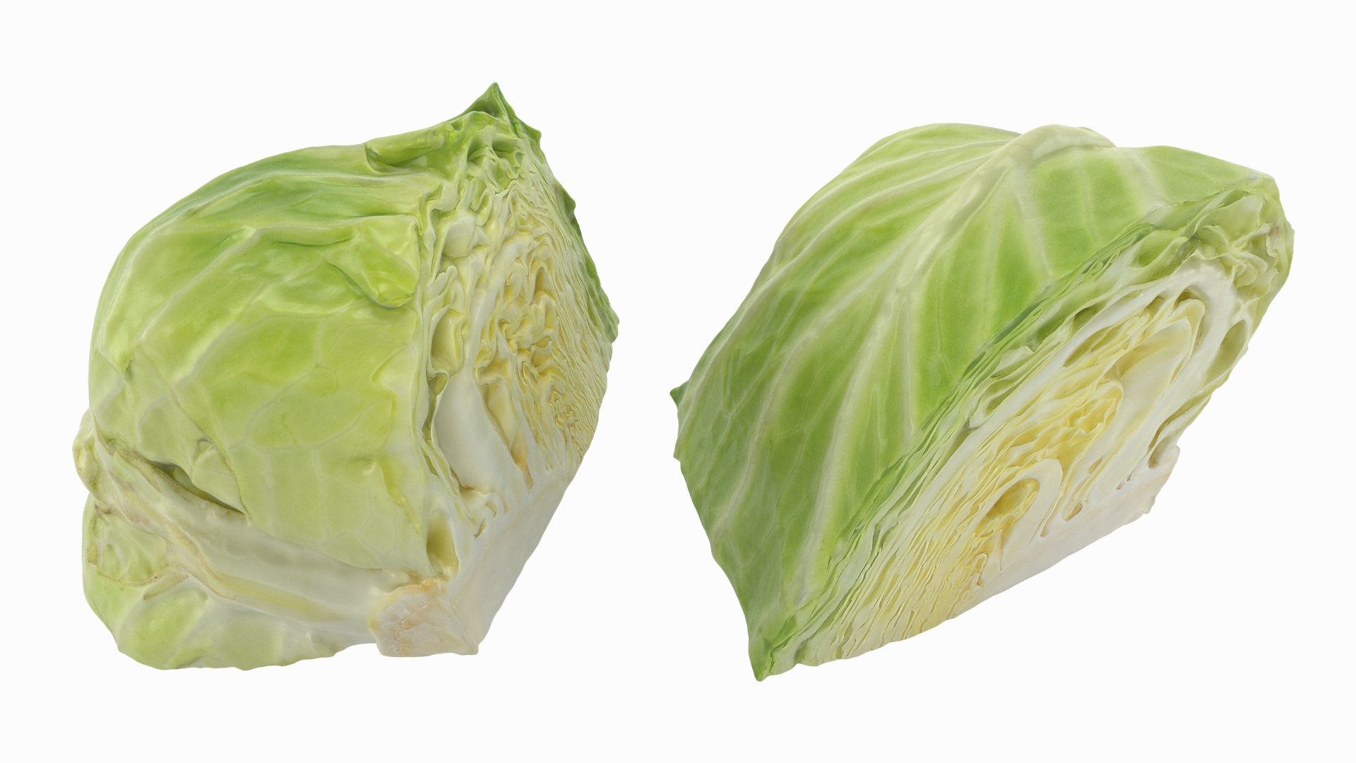 3D Flat Cabbage Collection Model - TurboSquid 2160478