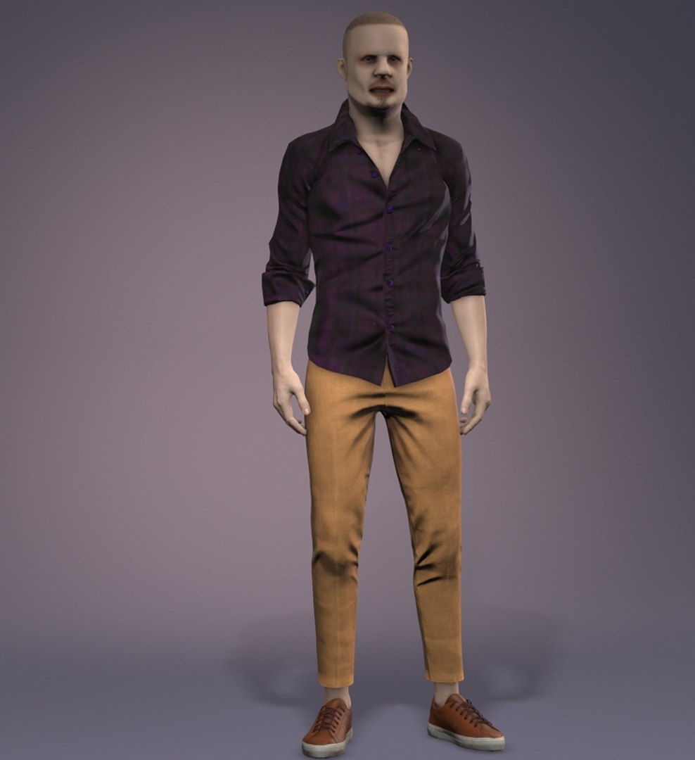 Dynamic Stickman Model - TurboSquid 2284465