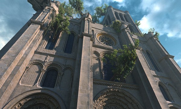 Paris apocalypse 3D model - TurboSquid 1414179