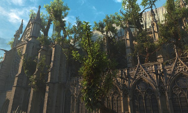 Paris apocalypse 3D model - TurboSquid 1414179