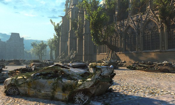 Paris apocalypse 3D model - TurboSquid 1414179