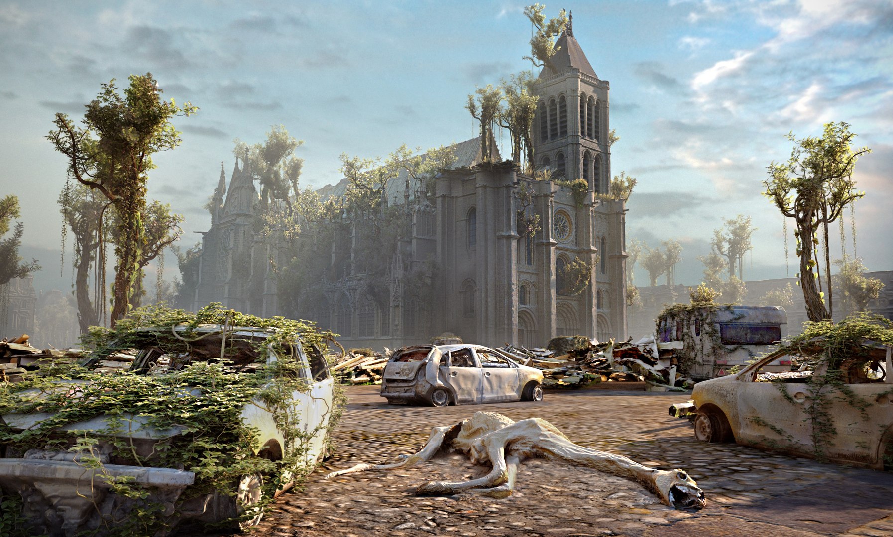 Paris Apocalypse 3D Model - TurboSquid 1414179