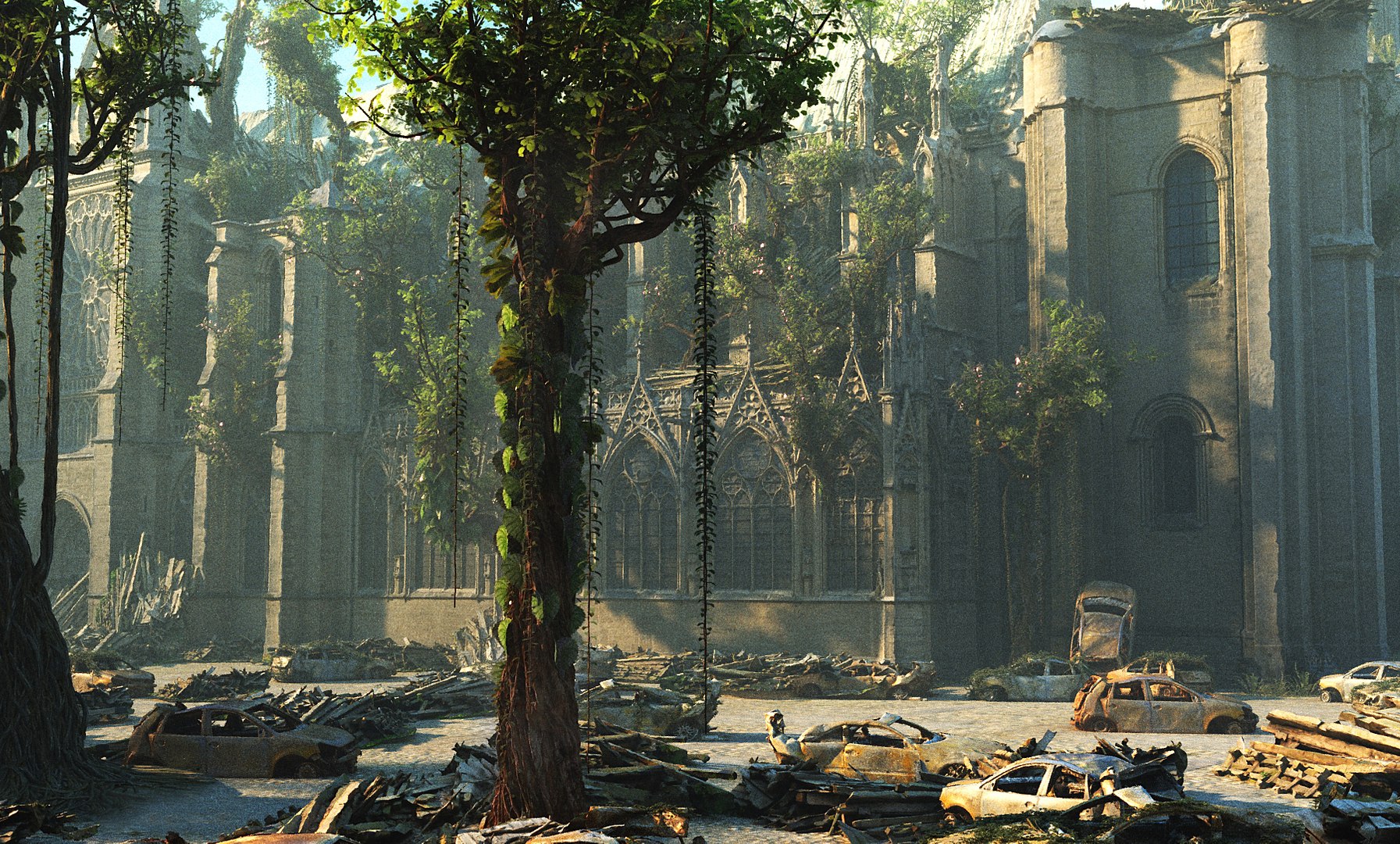 Paris Apocalypse 3D Model - TurboSquid 1414179