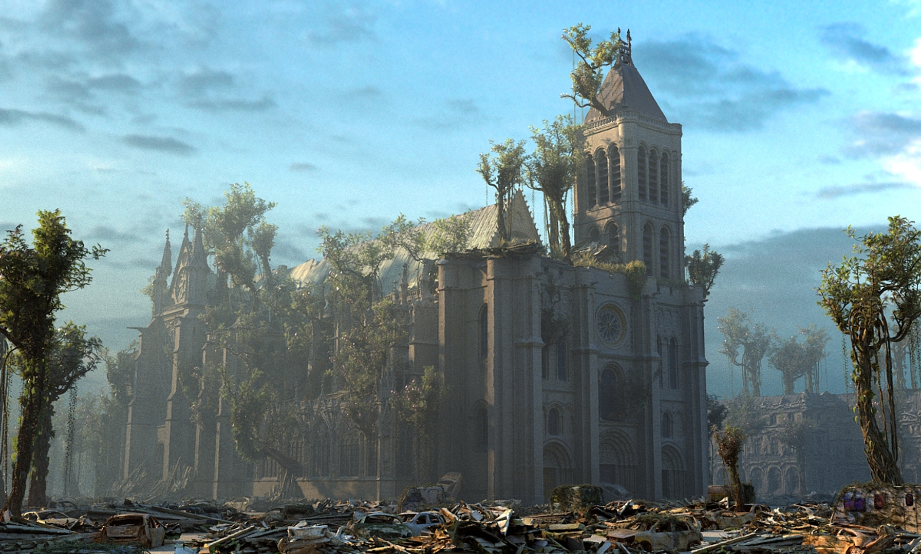 Paris Apocalypse 3D Model - TurboSquid 1414179