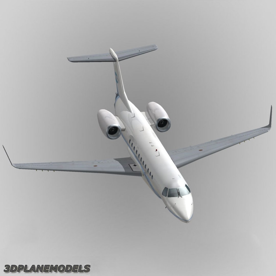 Embraer Erj-135bj Legacy 3d Model