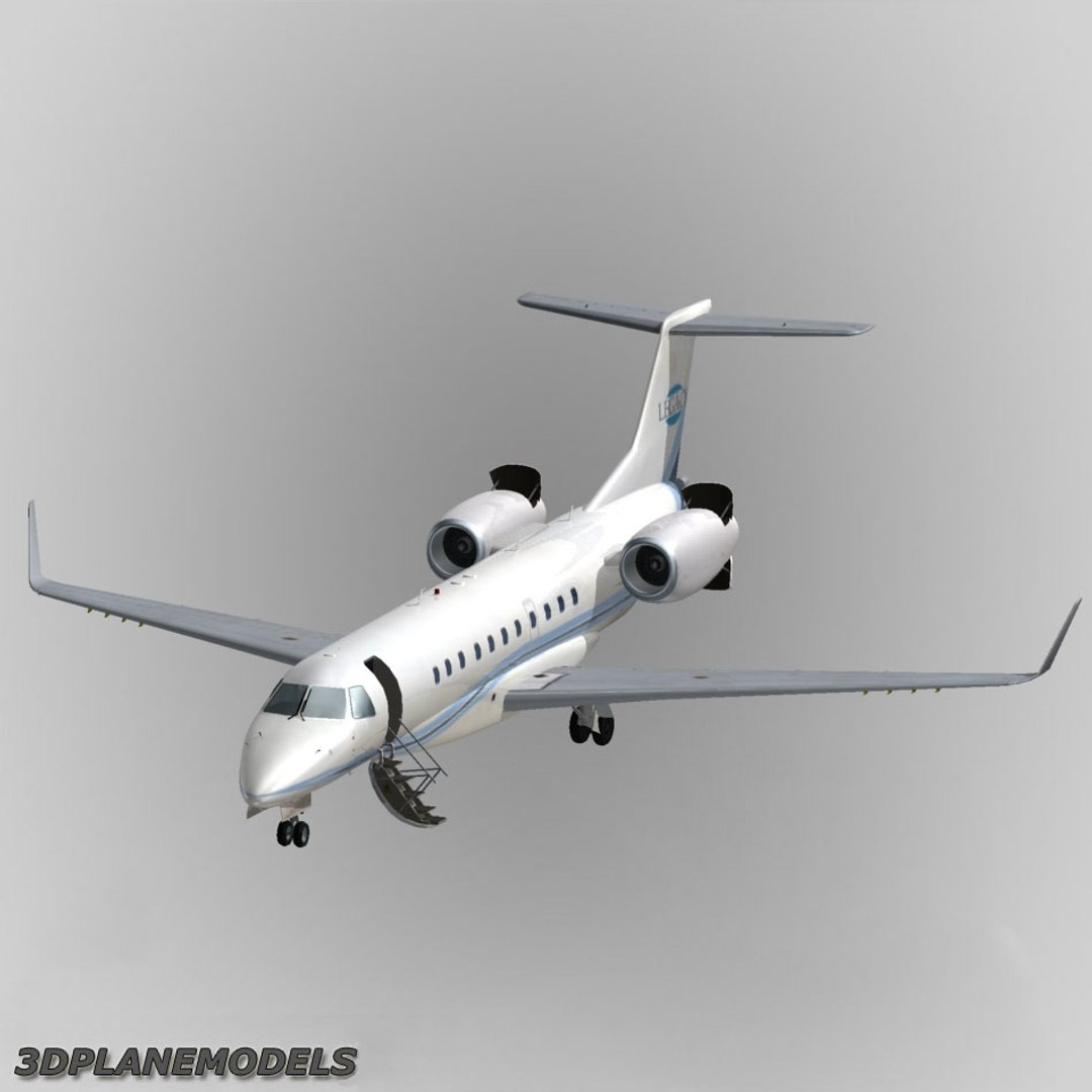 Embraer Erj-135bj Legacy 3d Model