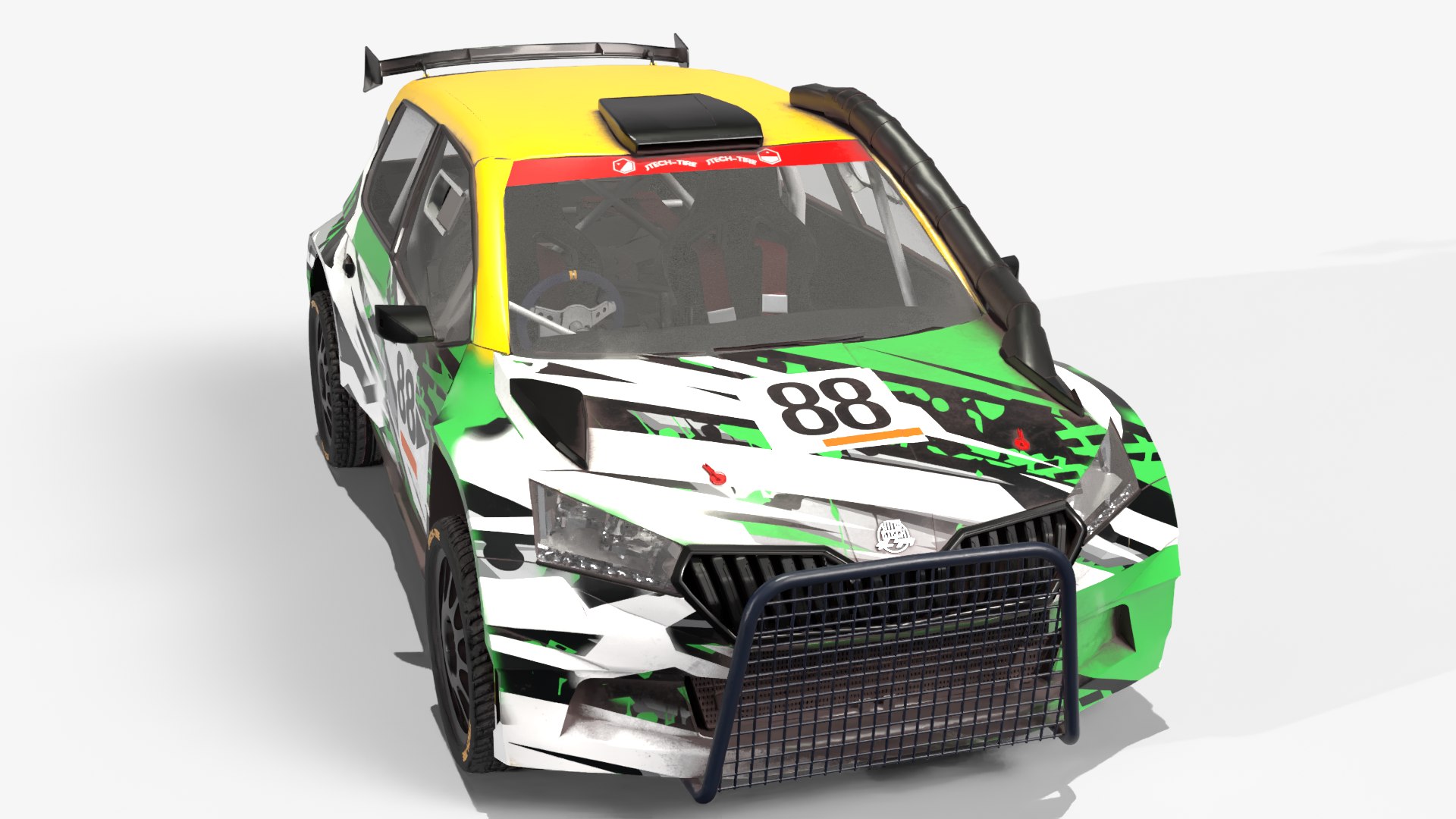 Koda Rally Car 3D Model - TurboSquid 2258288
