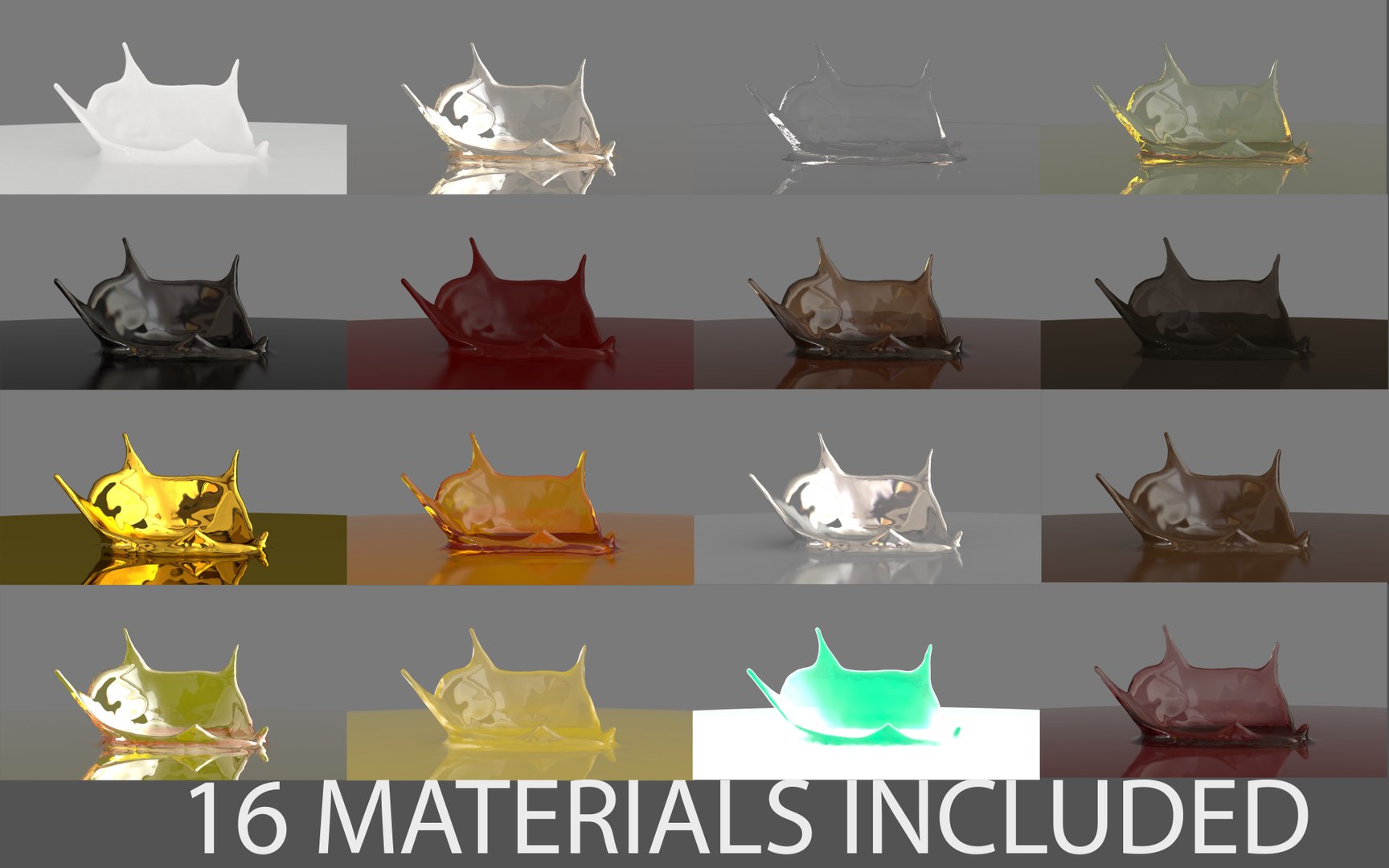 Liquid Crown Splash Realflow Model - TurboSquid 1947882