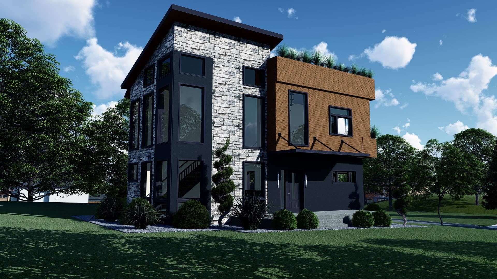 3D Modern Escape House Model - TurboSquid 1528851