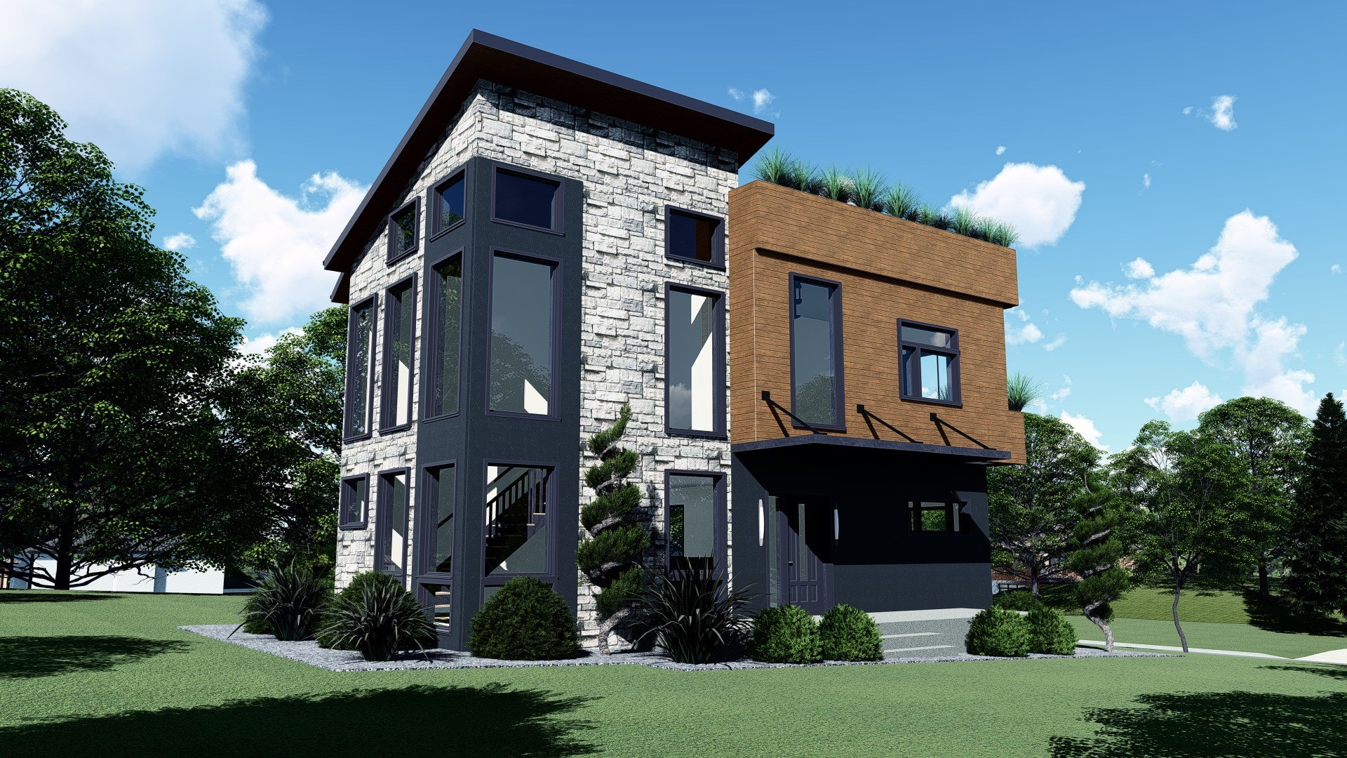 3D Modern Escape House Model - TurboSquid 1528851