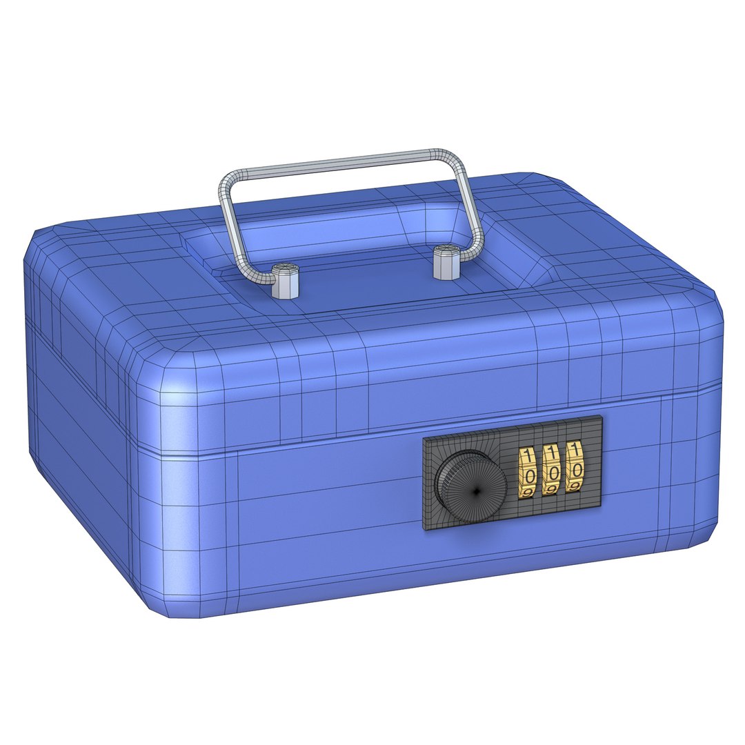 3d Model Cash Box