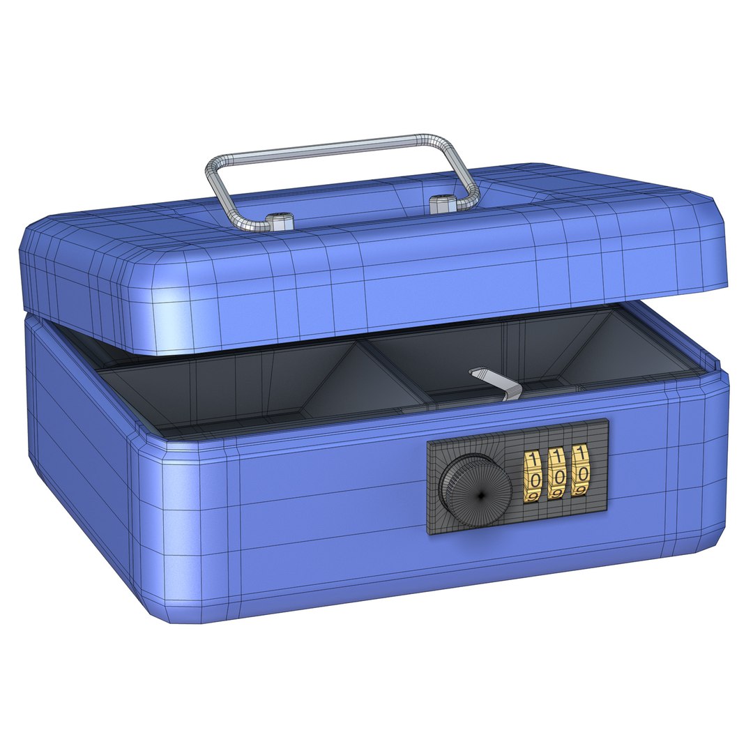 3d Model Cash Box