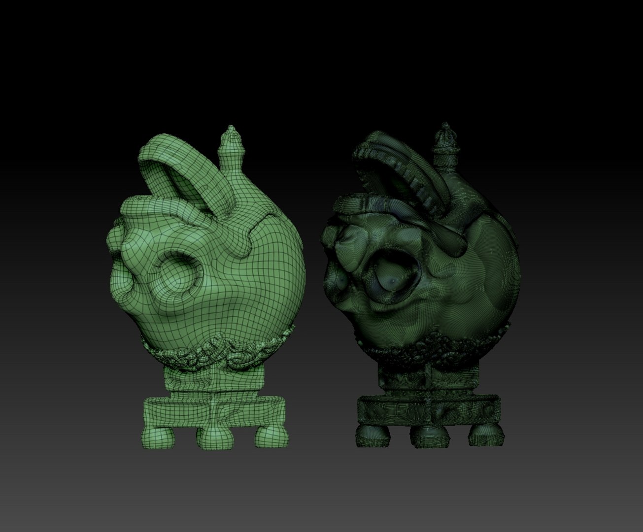 Skull Stand 3D Model - TurboSquid 2389738