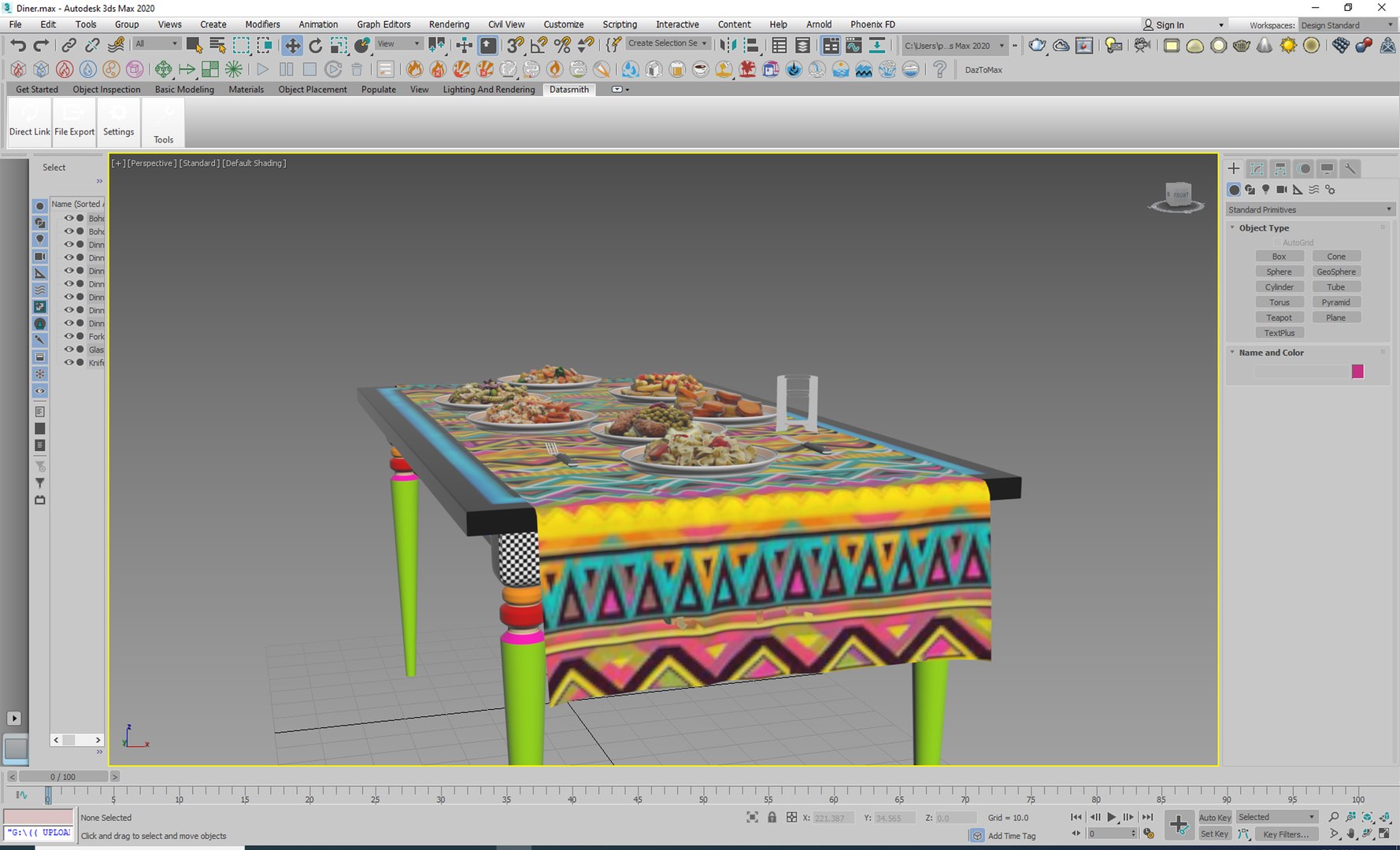 3D 7 Diner Dishes Model - TurboSquid 2193764