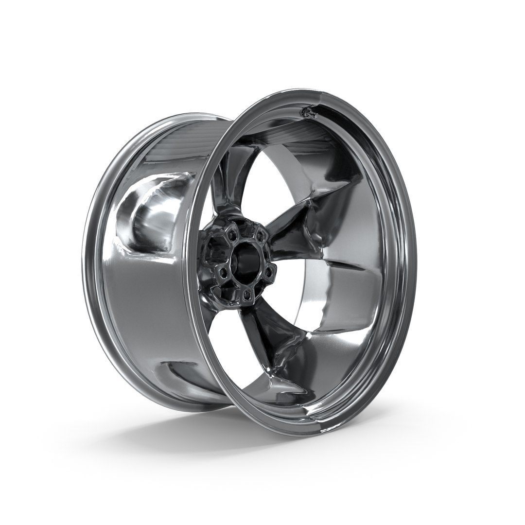 3D model FOOSE Legend Wheel 17x8 Chrome 1965-1973 - TurboSquid 2103939
