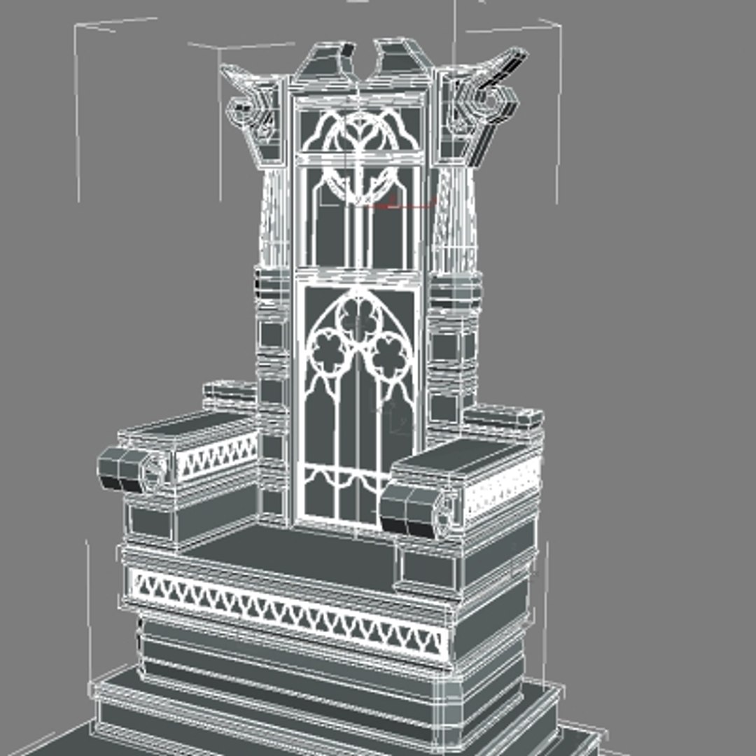 throne 3d model