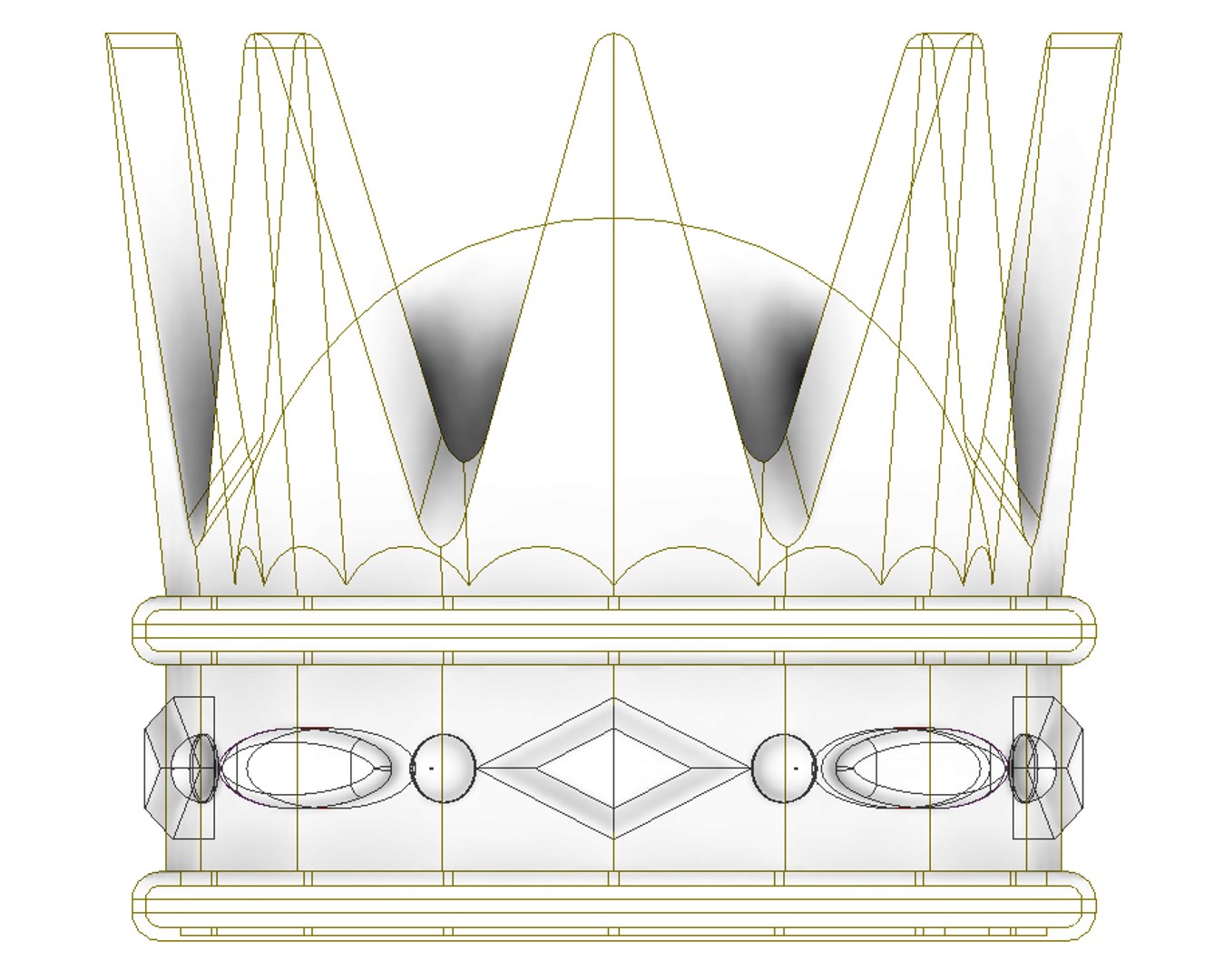 3D king crown - TurboSquid 1483441