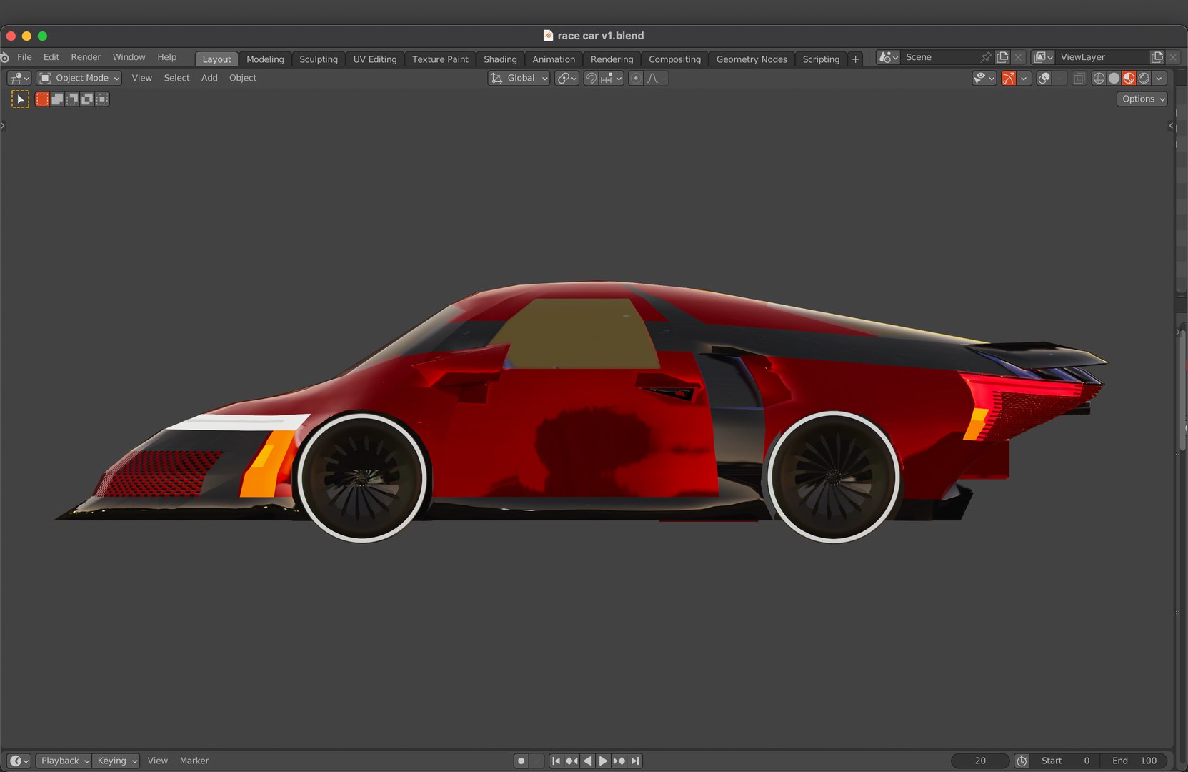 3D Hypercar Concept - TurboSquid 2320396