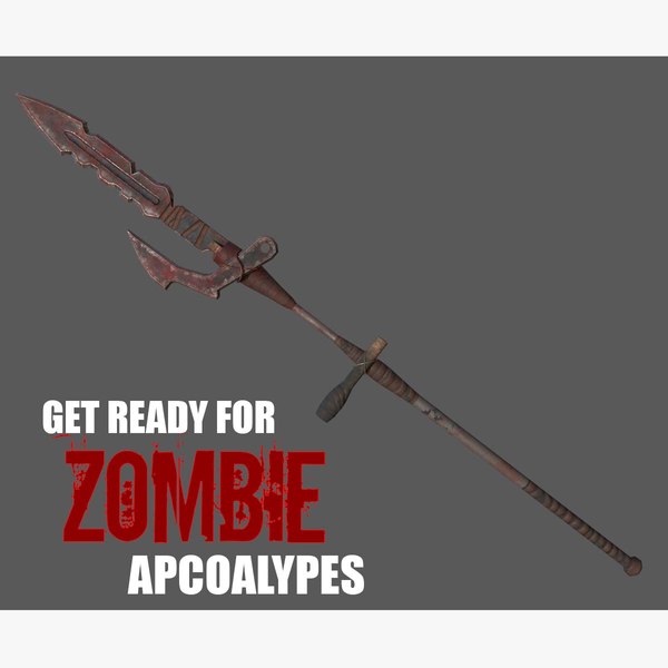 Spear For Zombie Game S Model Turbosquid 1986695