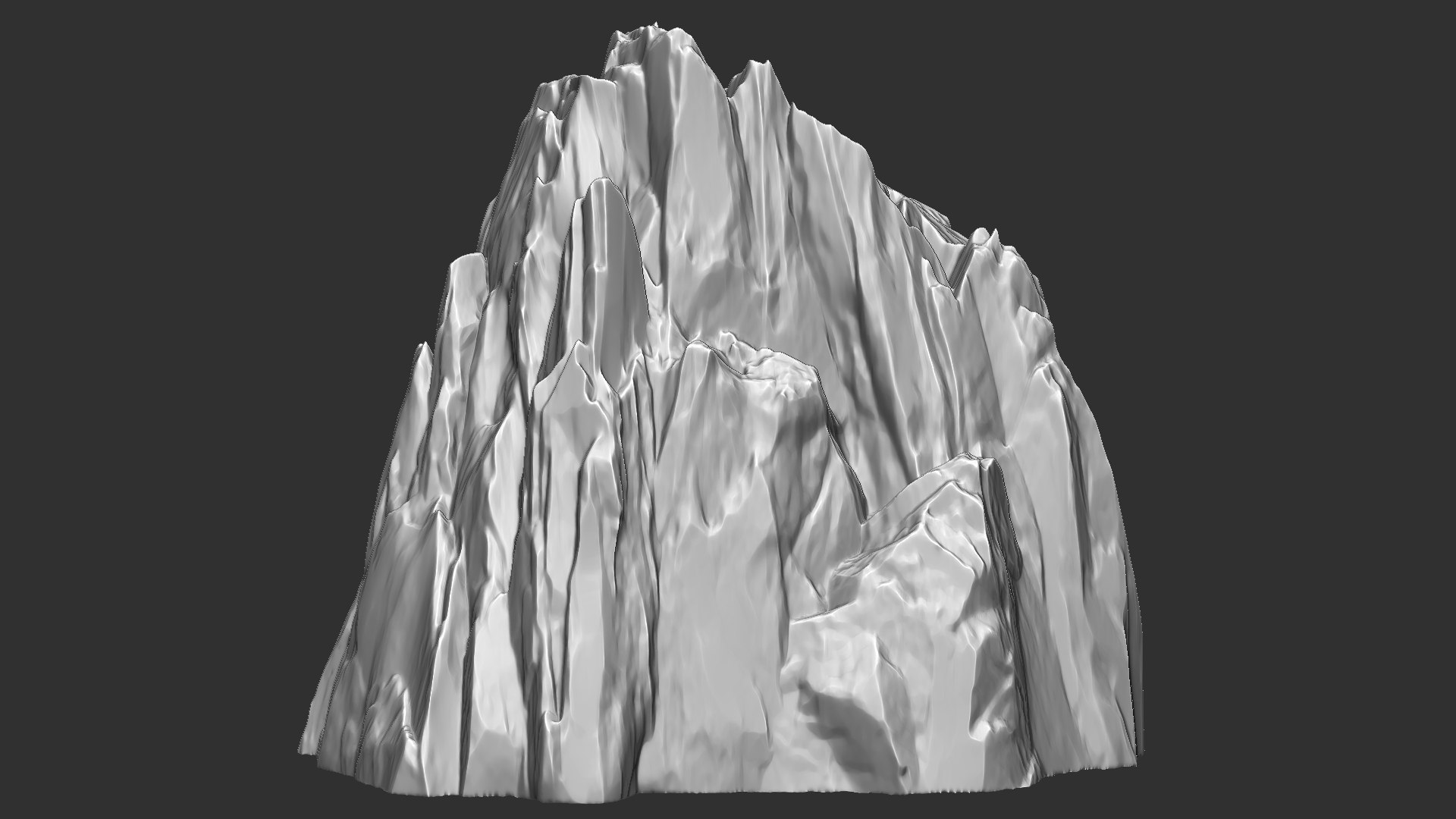 3D Mountain Rock Zbrush Sculpt 3D - TurboSquid 1894985