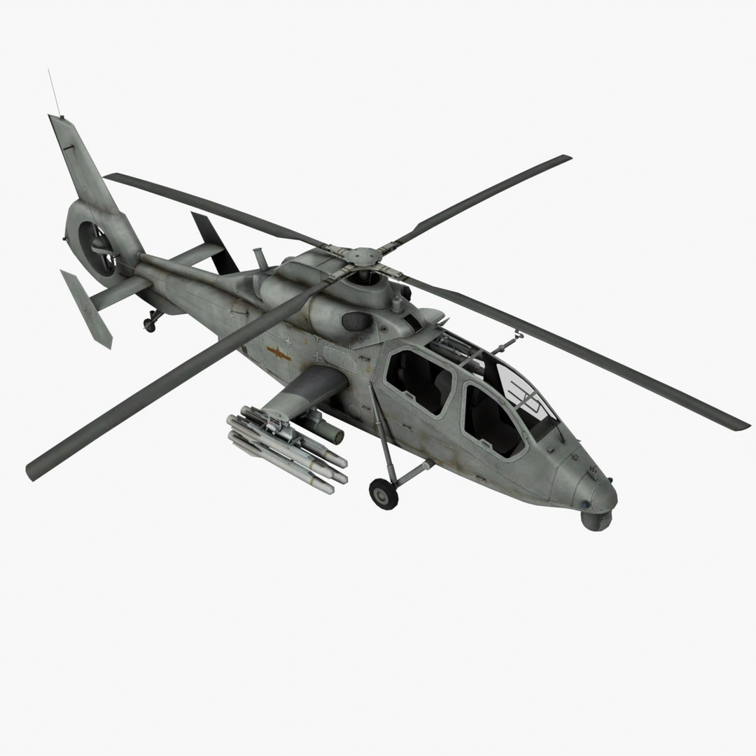 3D Model PLA WZ-19 Recon Helicopter - TurboSquid 2329823