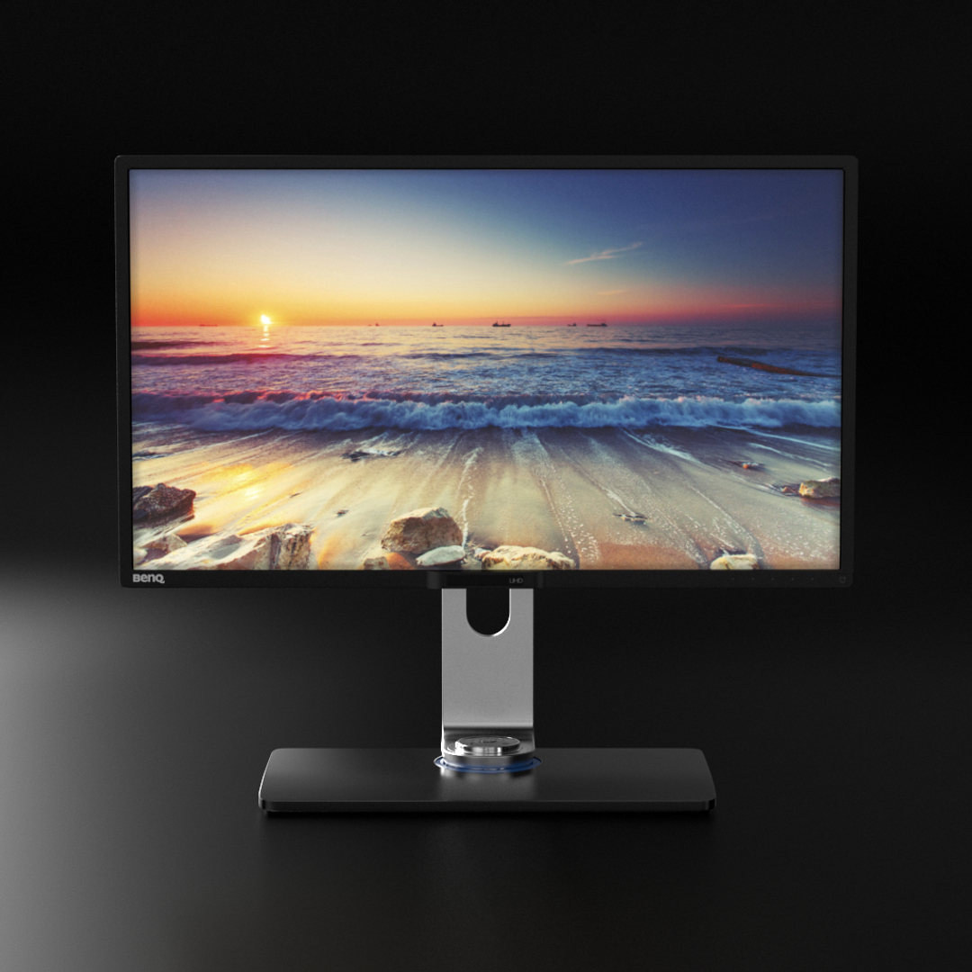 Benq Monitor 3D Model - TurboSquid 1418119