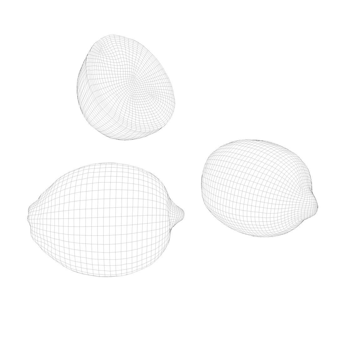 3D Model Photorealistic Lemons - TurboSquid 1464189