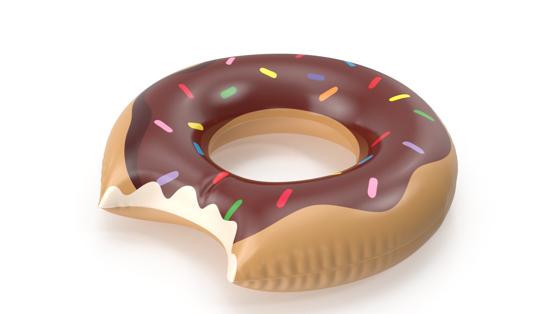 Giant Chocolate Top Donut Pool Float 3D Model - TurboSquid 1757122