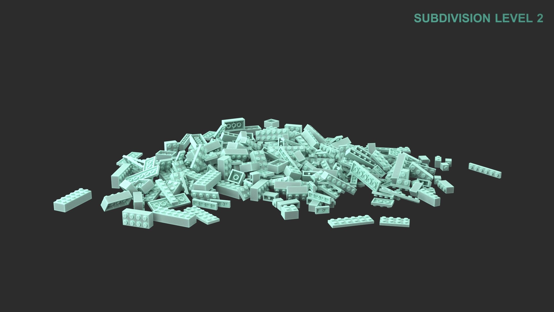 3D Lego Brick Pile - TurboSquid 2003067