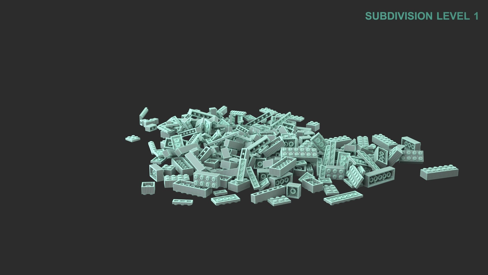 3D Lego Brick Pile - TurboSquid 2003067