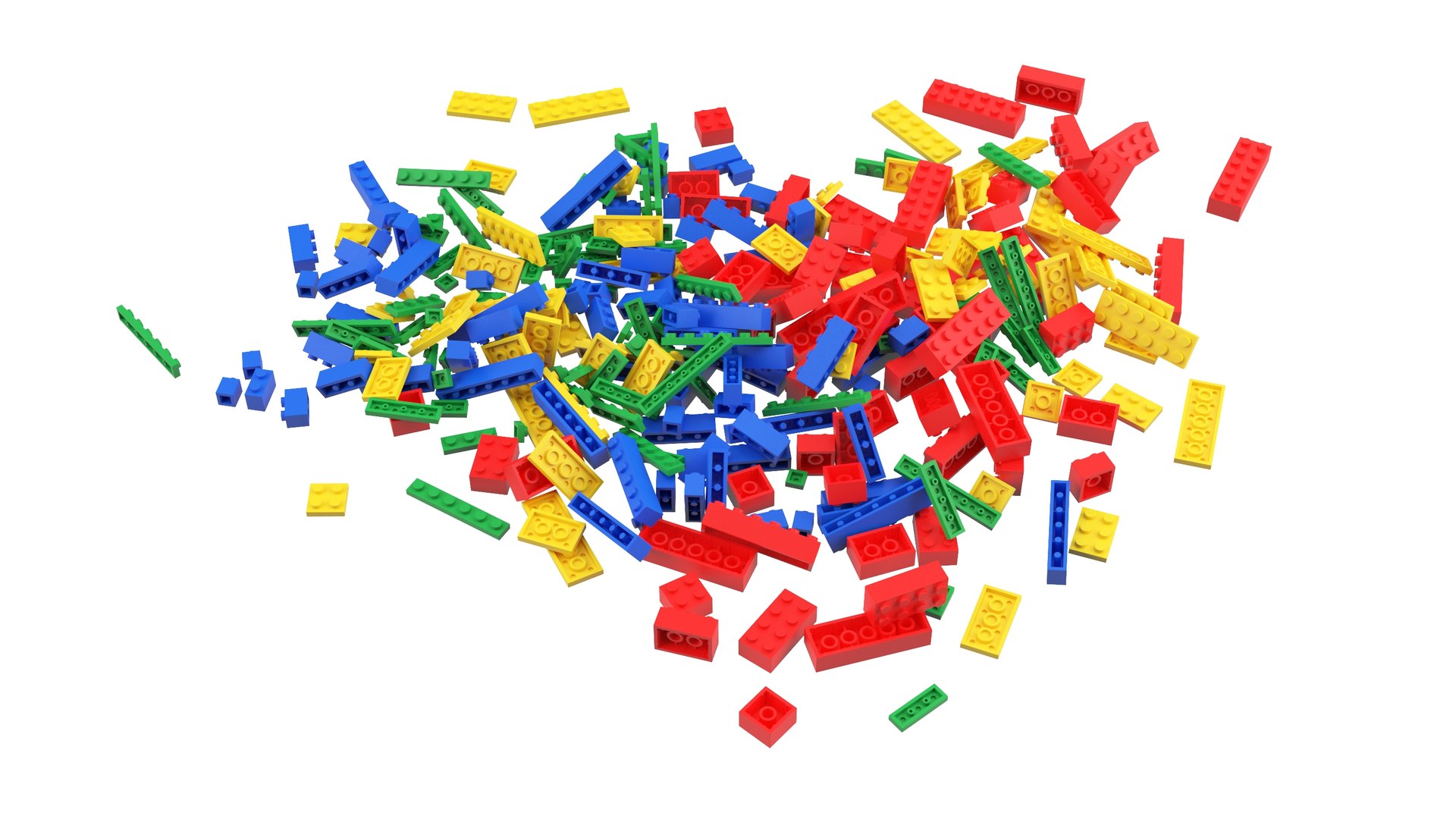 3D Lego Brick Pile - TurboSquid 2003067