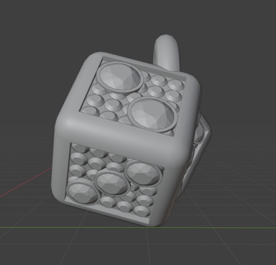 3D Bling Dice Lock 3D Model Model - TurboSquid 2407940