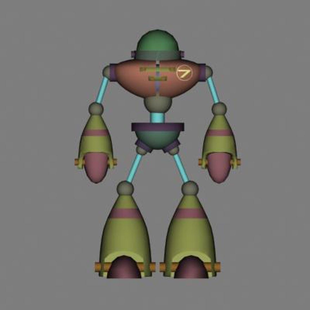 3d model of walking robot