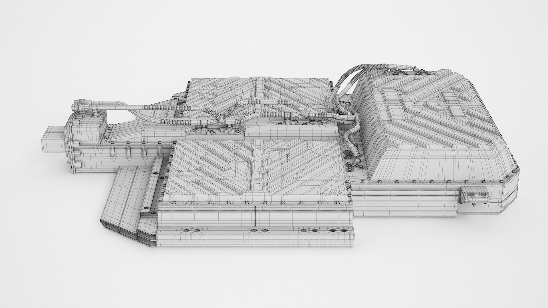 Electric Cars Battery Generic 07 3D Model - TurboSquid 2221070