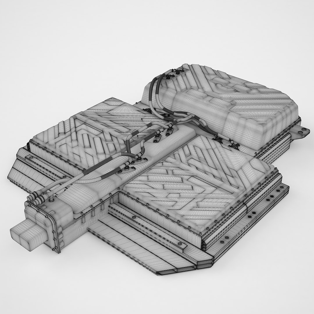 Electric Cars Battery Generic 07 3D Model - TurboSquid 2221070