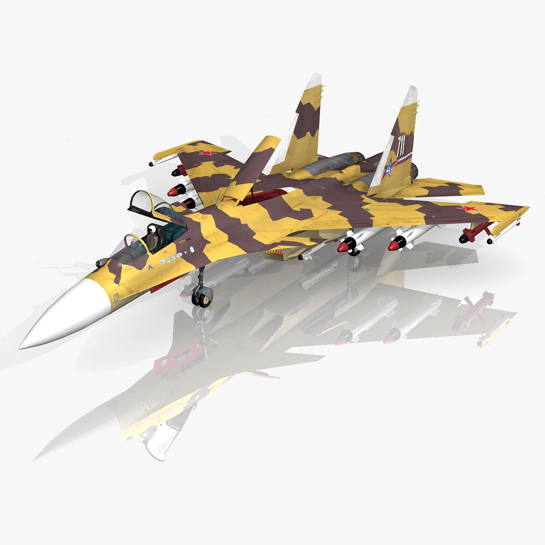 3d Model Russian Jet Fighters