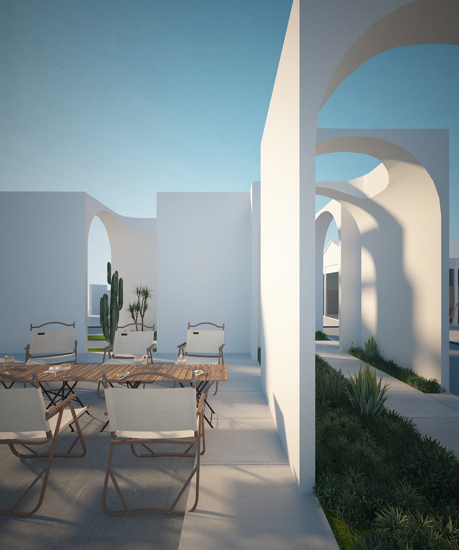 3D Model Online Red Punch Point Art Gallery Photography Base Roof ...