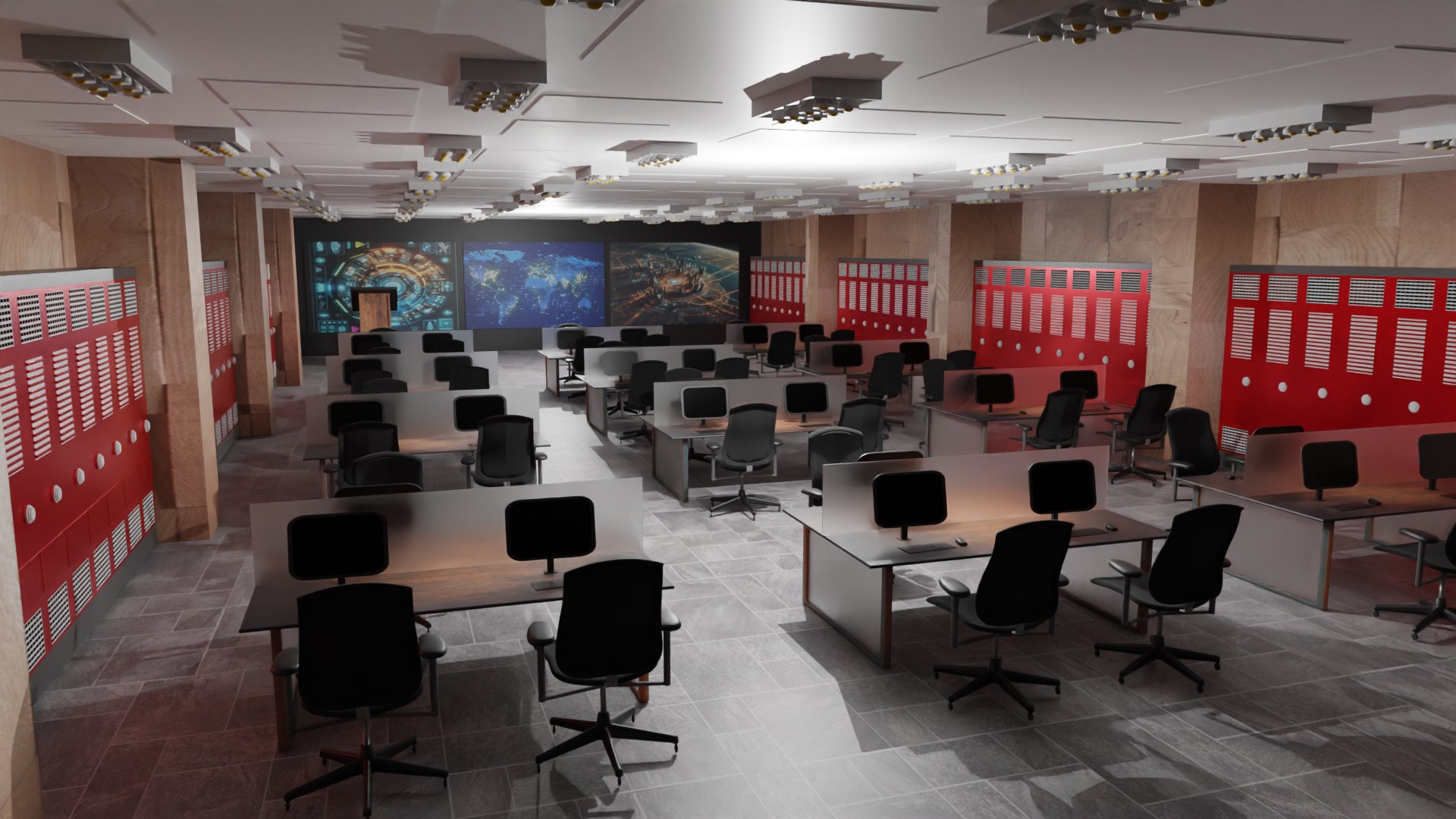 Mission Control Center 3D model - TurboSquid 2179262