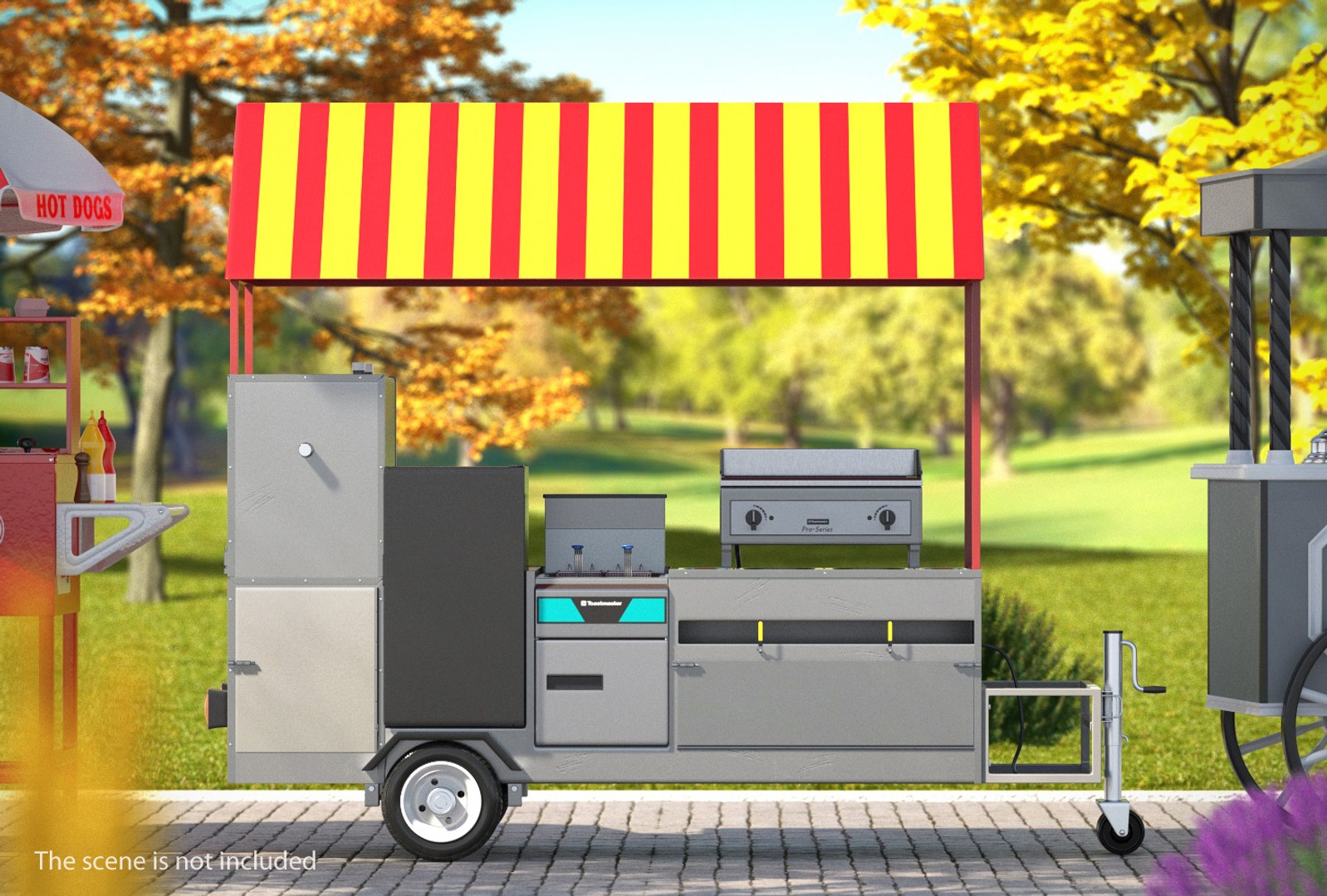 Hot dog vending machines 3D model - TurboSquid 1331328