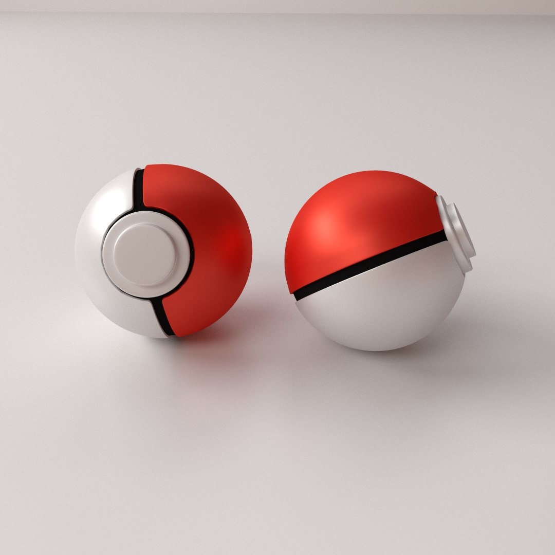 3d Pokeball Poke Ball Model