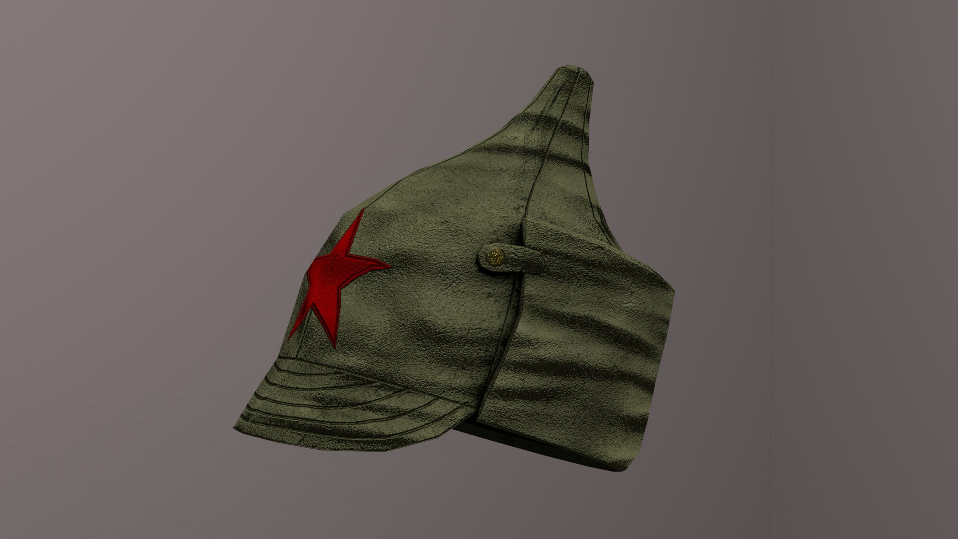 Budenovka - Soviet Military Cap 3D Model - TurboSquid 2393170