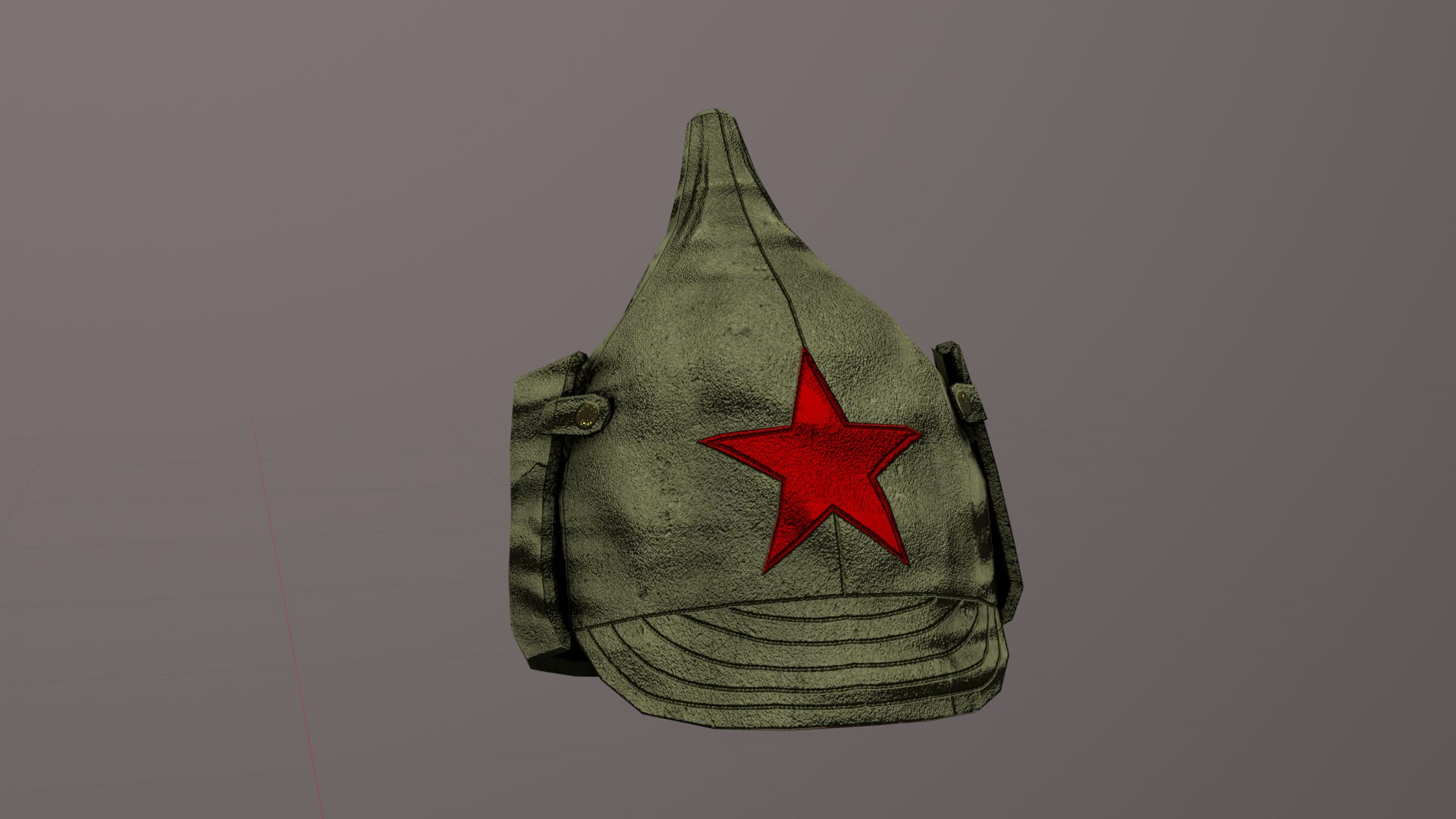 Budenovka - Soviet Military Cap 3D Model - TurboSquid 2393170