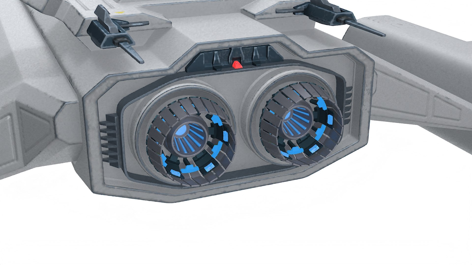 Futuristic Space Fighter Aircraft 3D Model - TurboSquid 2247405