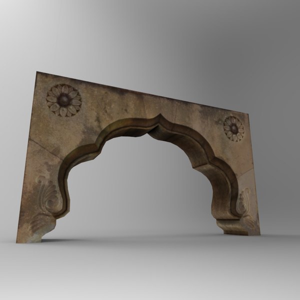 stone door arc 3d max